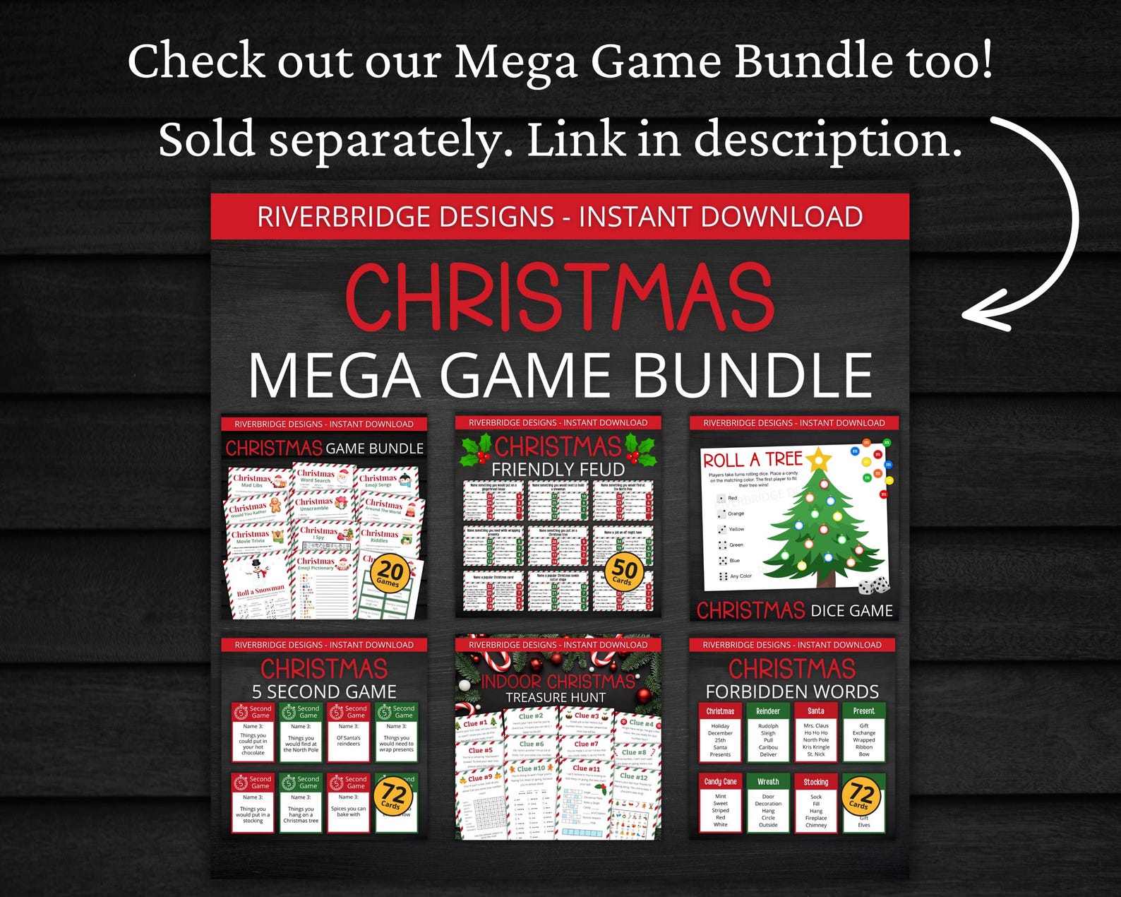 Christmas Stacks | Printable Christmas Card Game | Christmas Activity ...