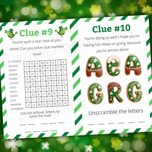 Outdoor St. Patrick's Day Treasure Hunt for Older Kids | St. Patrick's ...
