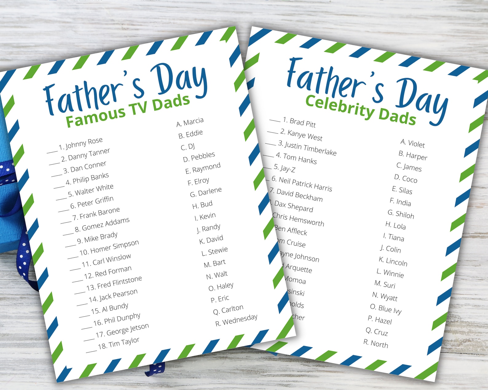 Father's Day Game Bundle Printable Father's Day - Etsy