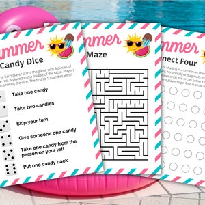 Summer Game Bundle | Printable Summer Games and Activities for Kids and ...