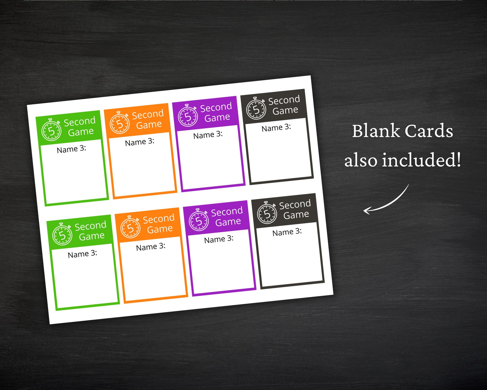 Halloween 5 Second Game | Printable Halloween Game | Halloween Activity ...