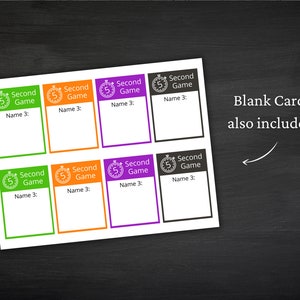 Halloween 5 Second Game | Printable Halloween Game | Halloween Activity ...