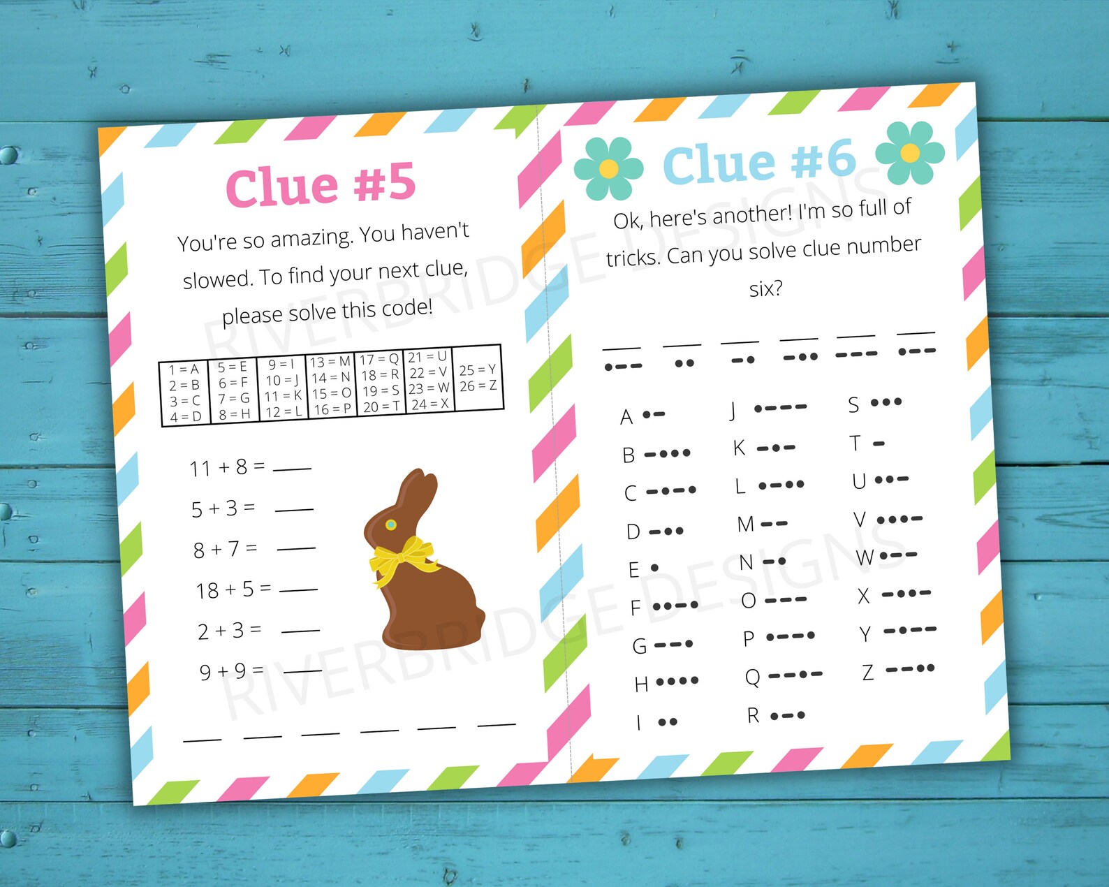 Indoor Easter Treasure Hunt for Older Kids | Easter Scavenger Hunt ...