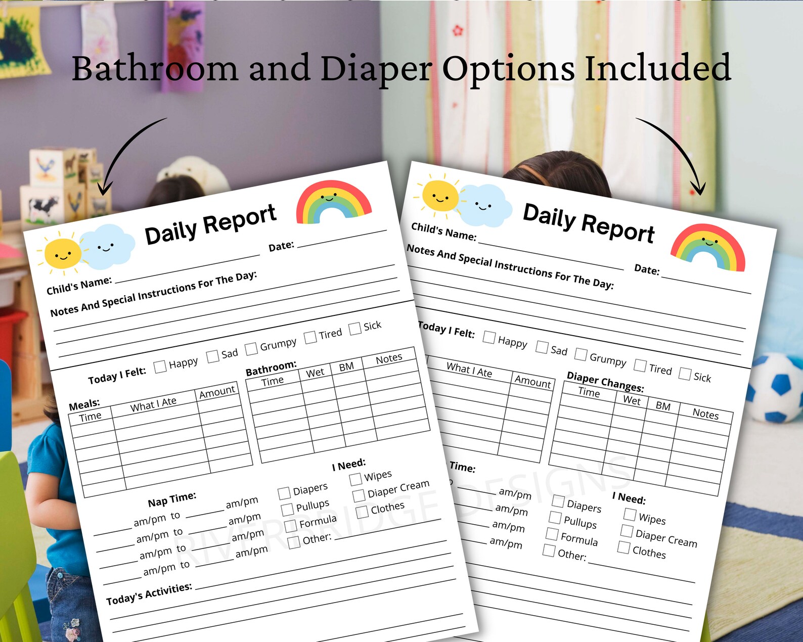Daycare Form Bundle Printable Forms for Daycare Preschool - Etsy