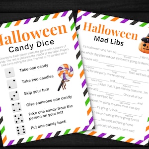Halloween Game Bundle | Printable Halloween Games for Kids and Adults ...