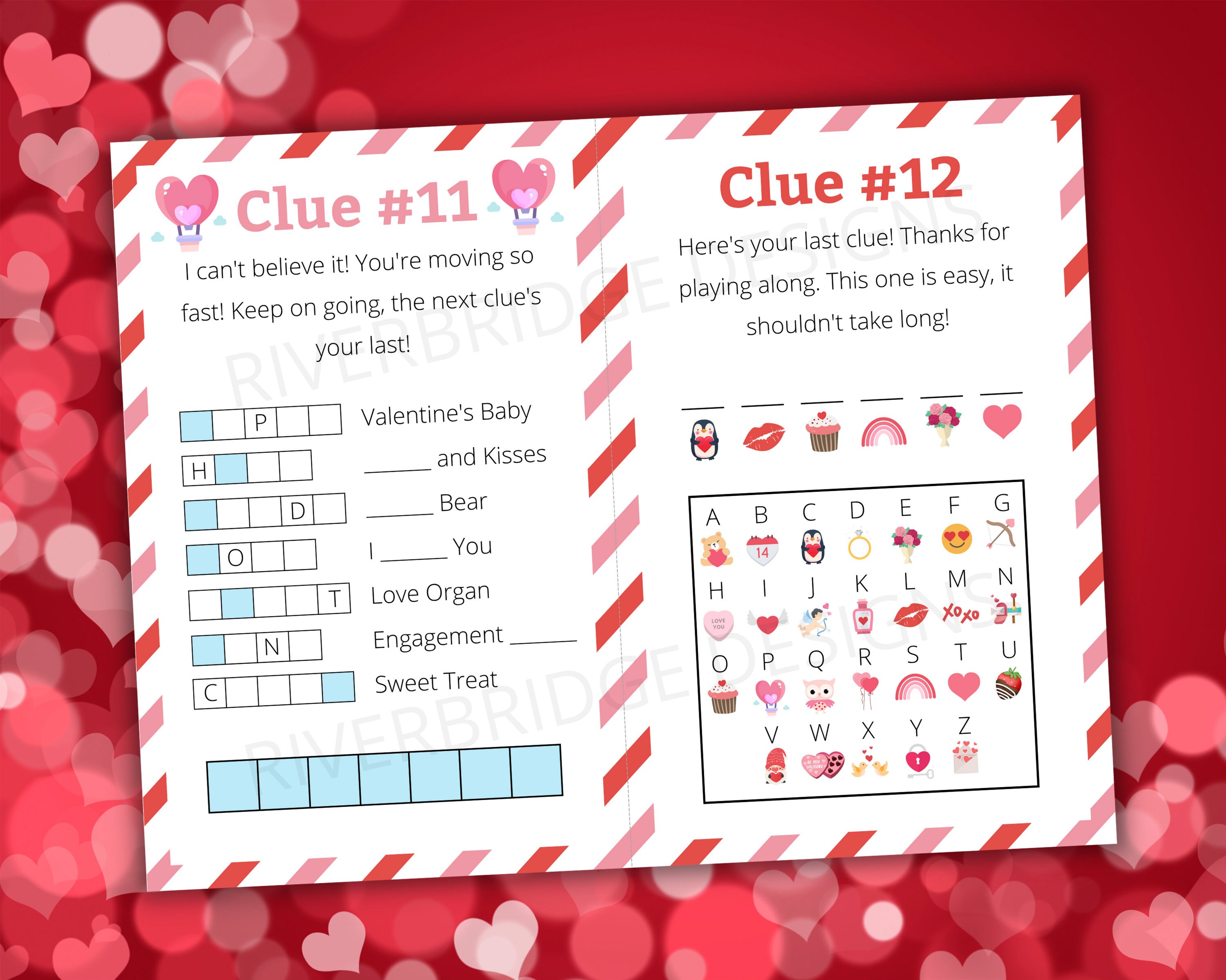 Indoor Valentine's Day Treasure Hunt for Older Kids | Valentine's Day ...