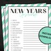 New Year's Eve Mad Libs | Printable New Year's Game | New Years ...