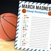 March Madness Emoji Pictionary | Printable March Madness Game for Kids ...