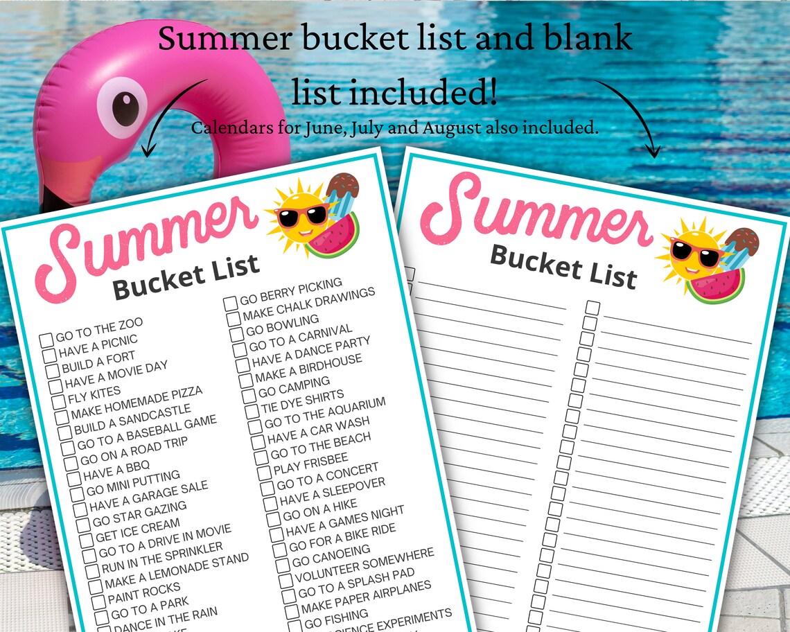 Summer Game Bundle Printable Summer Games and Activities for - Etsy