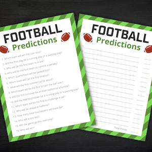 Football Game Bundle | Printable Football Games for Kids and Adults ...