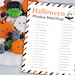 Halloween Phobia Matchup Game Printable Halloween Game Halloween ...