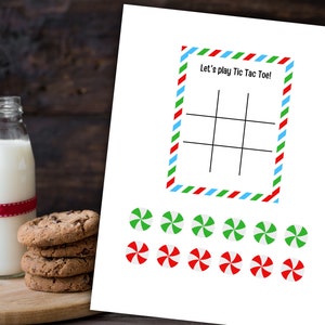 Elf Tic Tac Toe | Christmas Elf Activity | Holiday Elf Ideas, Props and ...