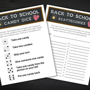 Back to School Game Bundle | Printable Games and Activities for Kids ...
