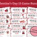 Valentine's Day Game Bundle Printable Valentine's | Etsy