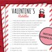 Valentine's Day Riddles Valentine's Party Games Valentines Day Activity ...