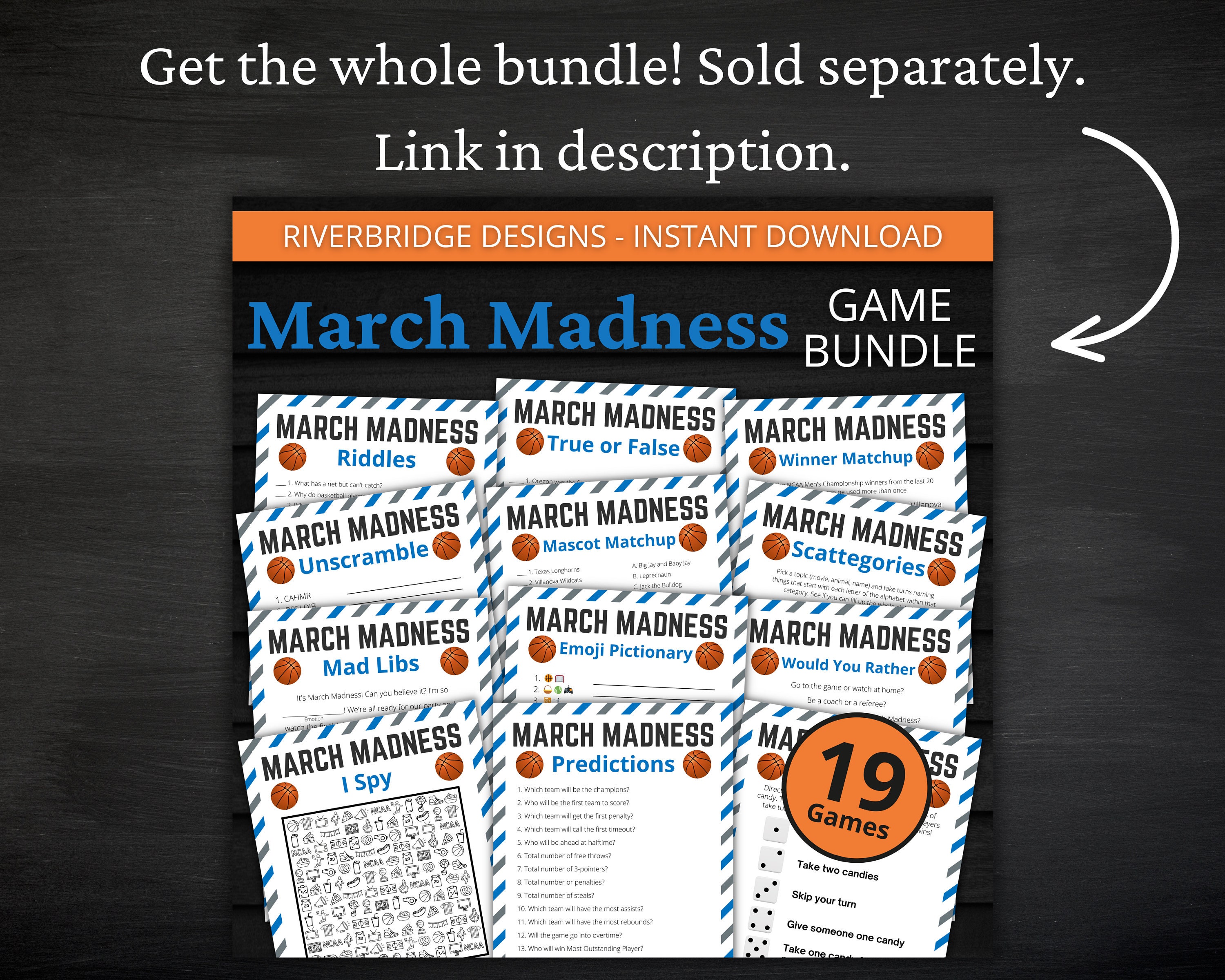 March Madness I Spy | Printable March Madness Game for Kids and Adults ...