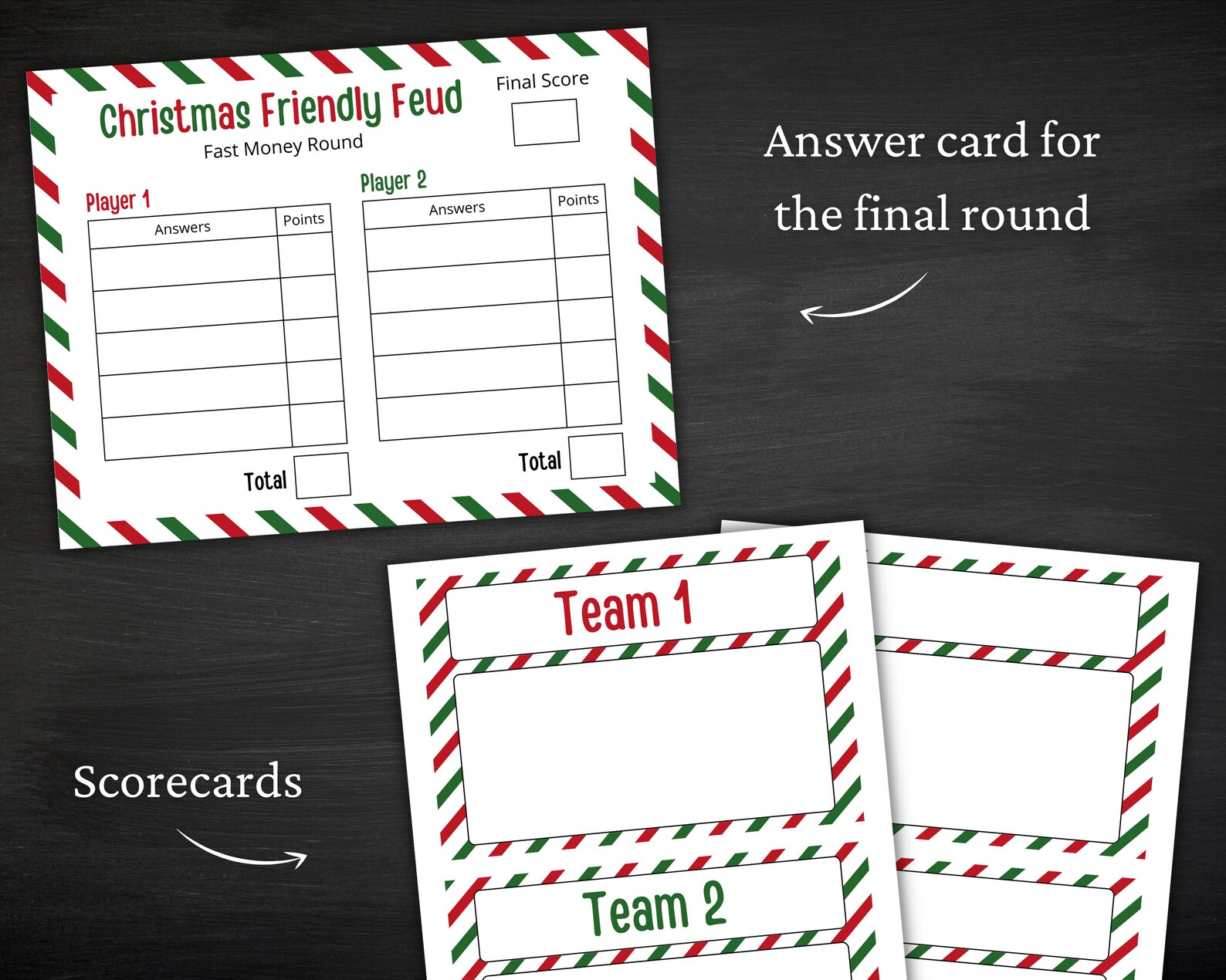 Christmas Friendly Feud | Printable Christmas Game | Christmas Activity ...