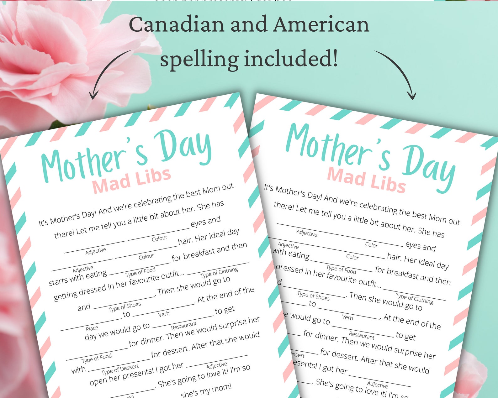 Mother's Day Mad Libs | Printable Mother's Day Games for Kids and ...