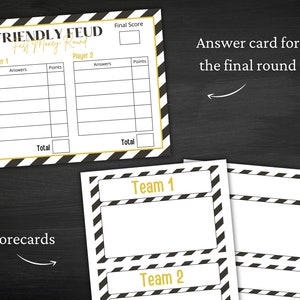 New Year's Eve Friendly Feud | Printable New Year's Game | Activity for ...