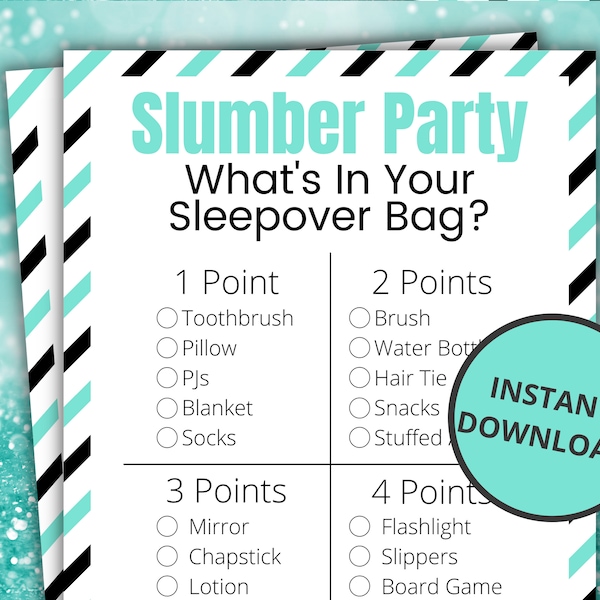 Kids Sleepover Bag - Etsy