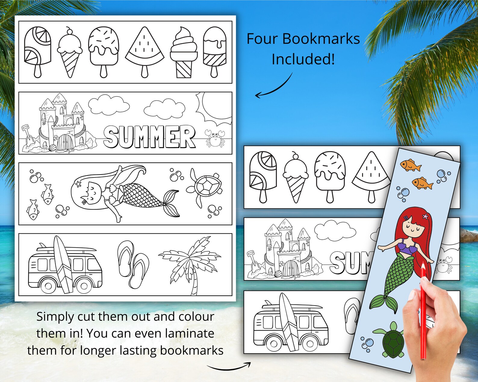 Summer Reading Log for Kids Printable Book Tracker Summer - Etsy