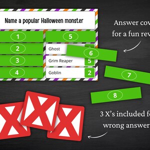 Halloween Friendly Feud | Printable Halloween Game | Halloween Activity ...