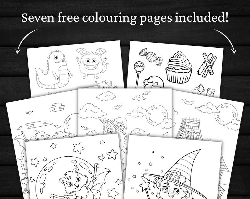 Halloween Game Bundle Printable Halloween Games for Kids and - Etsy