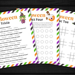 Halloween Game Bundle | Printable Halloween Games for Kids and Adults ...