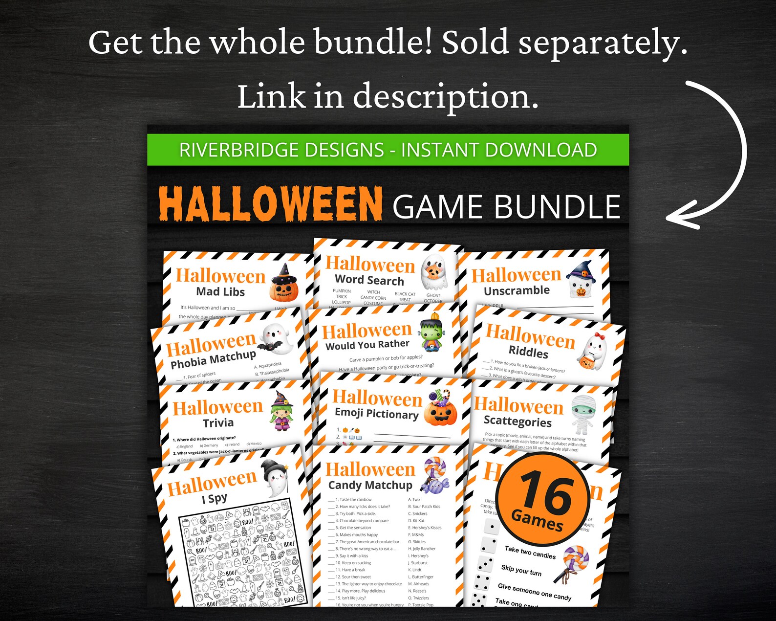 Halloween Candy Dice Game | Printable Halloween Game | Halloween ...