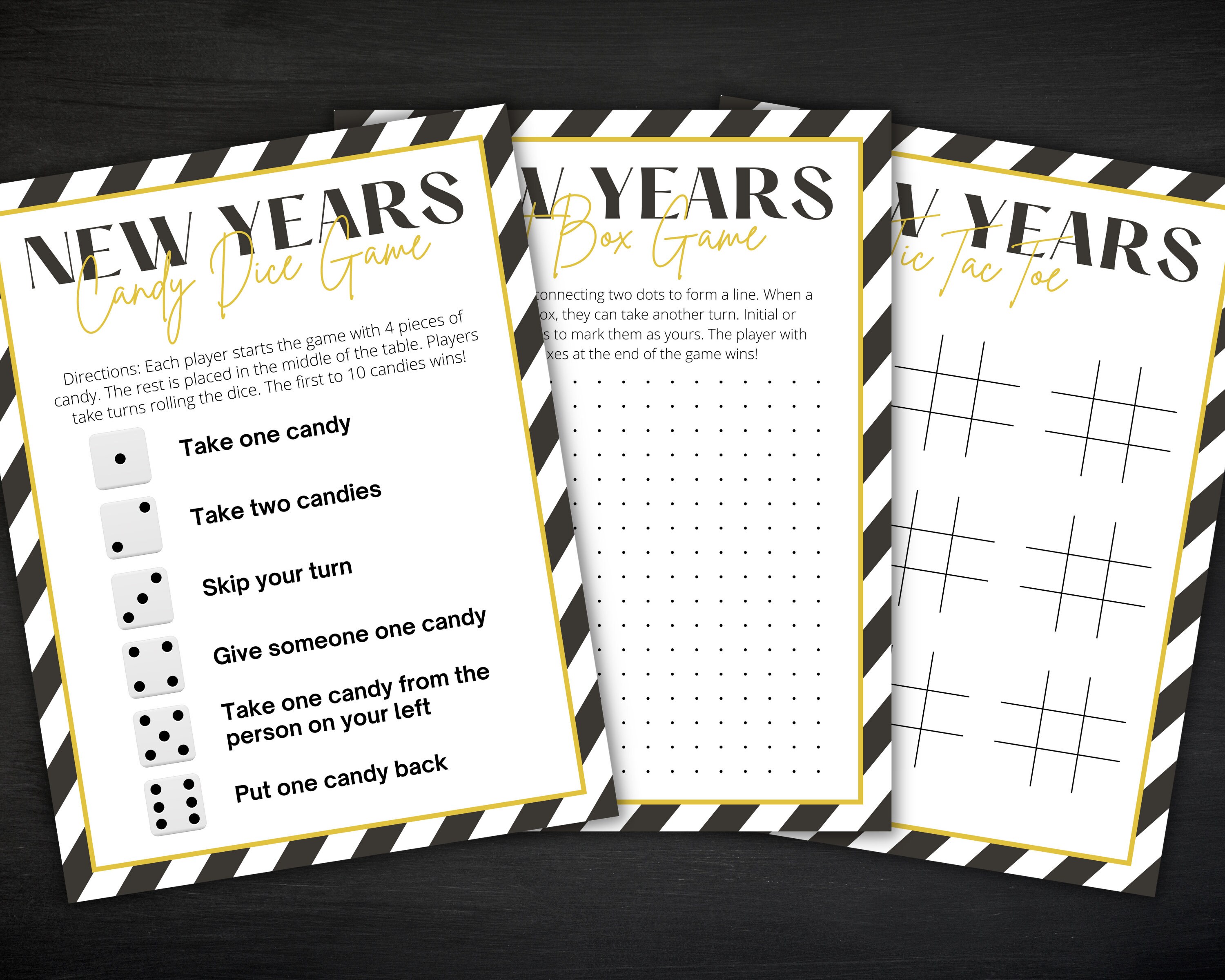 New Year's Eve Game Bundle Printable New Year's Eve - Etsy