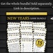 New Year's Eve Word Search | Printable New Year's Game | New Years ...