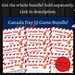 Canada Day Mad Libs Printable Canada Day Game Canada Day Activity for ...