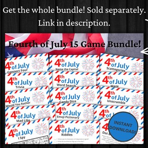 Fourth of July Word Search | Printable Fourth of July Game ...