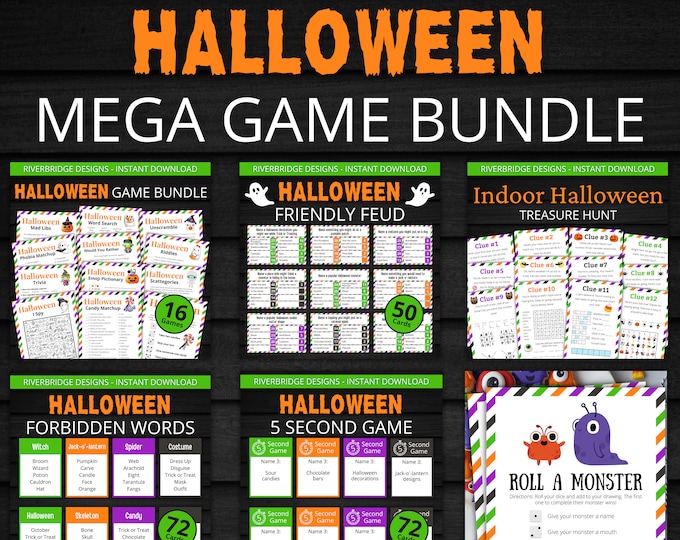 Halloween Friendly Feud | Printable Halloween Game | Halloween Activity ...