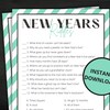 New Year's Eve Mad Libs Printable New Year's Game New Years Activity ...
