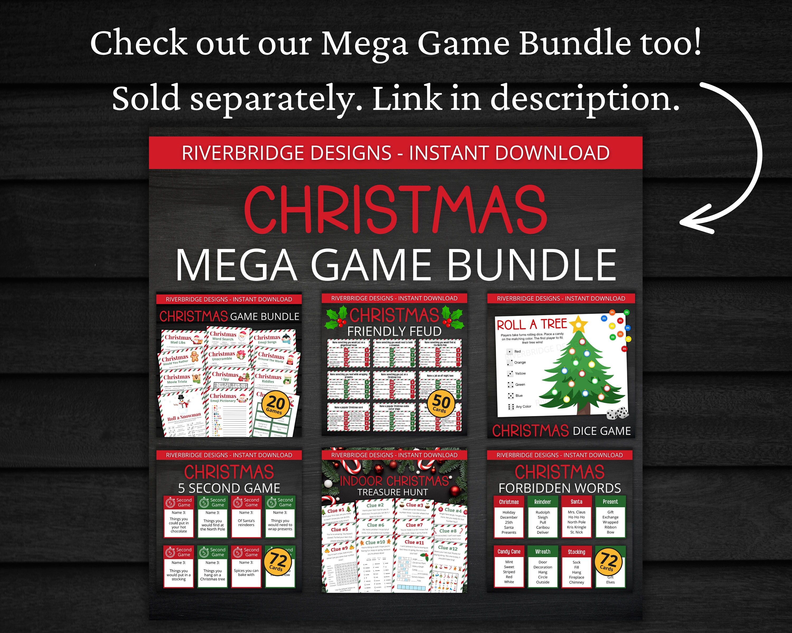 Christmas 5 Second Game | Printable Christmas Game | Christmas Activity ...