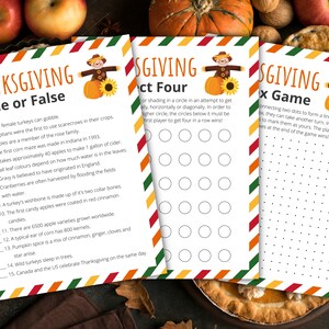 Thanksgiving Game Bundle | Printable Thanksgiving Games for Kids and ...