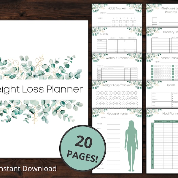 Weight Loss Journal - Etsy