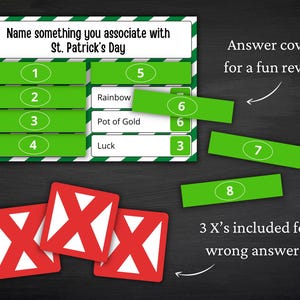 St. Patrick's Day Friendly Feud | Printable St. Patrick's Day Activity ...