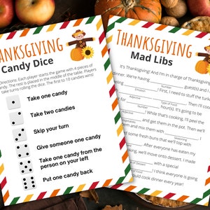 Thanksgiving Game Bundle | Printable Thanksgiving Games for Kids and ...