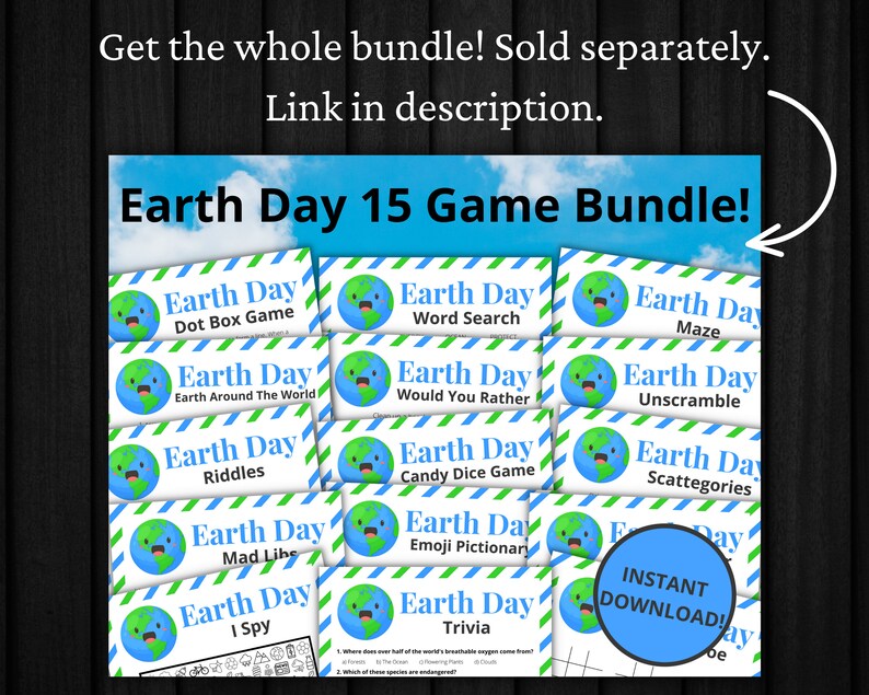 Earth Day Mad Libs | Printable Earth Day Games for Kids and Adults ...