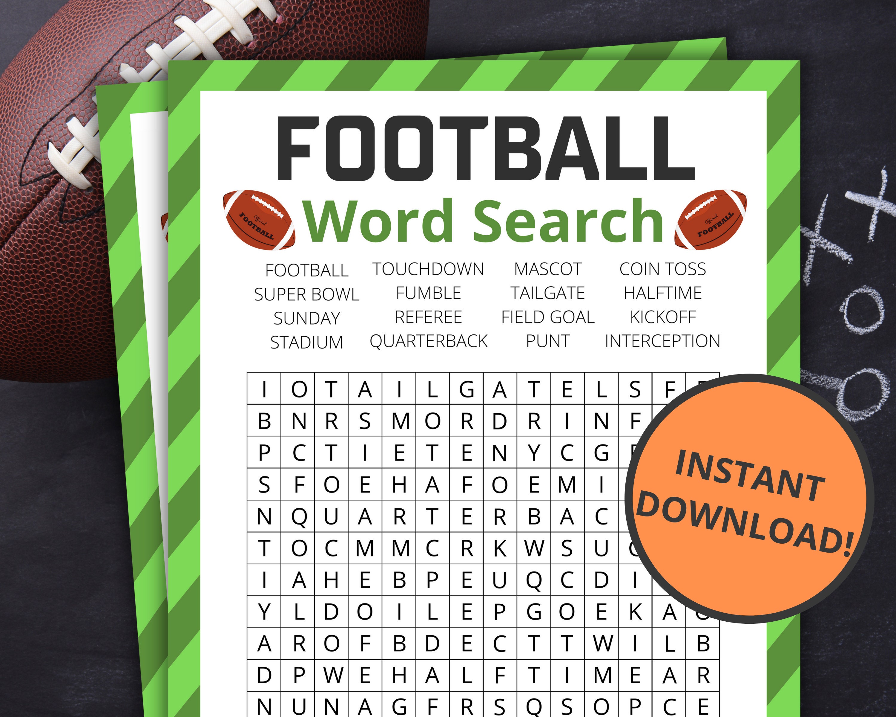 Football Word Search