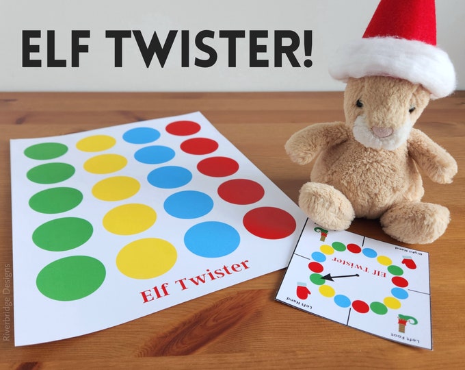 Elf Twister | Christmas Elf Activity | Holiday Elf Ideas, Props and ...