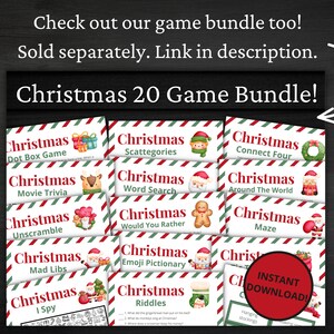 Christmas Forbidden Words Printable Christmas Game - Etsy