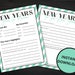 New Year's Eve Riddles | Printable New Year's Game | New Years Activity ...