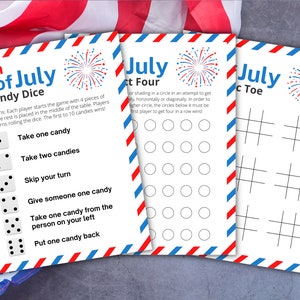 Fourth of July Game Bundle | Printable Fourth of July Games and ...