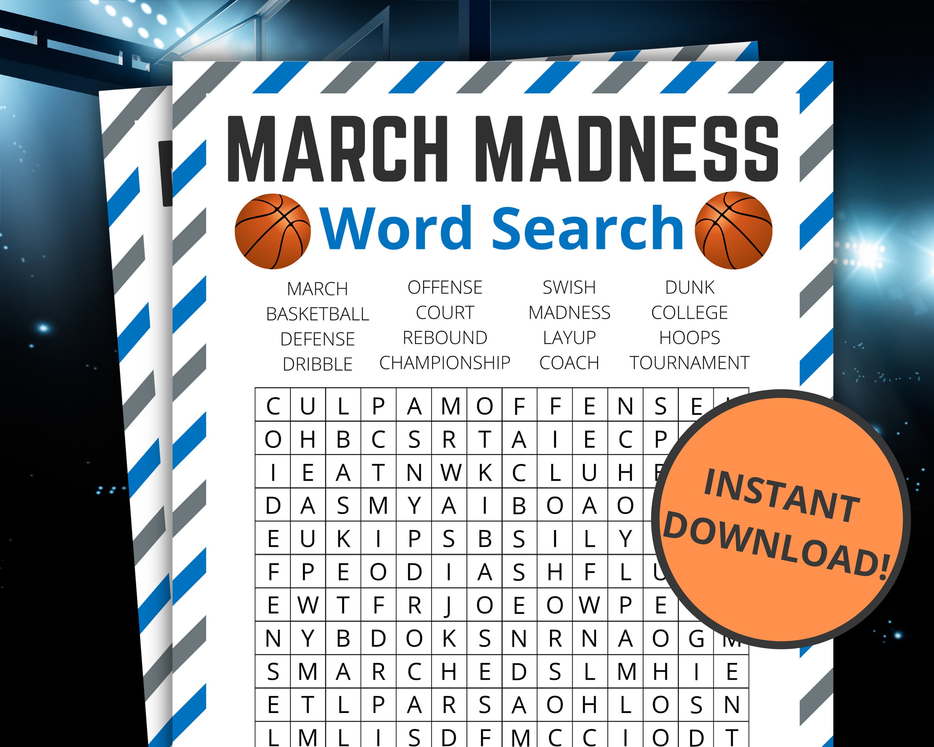 Ncaa Basketball Word Search
