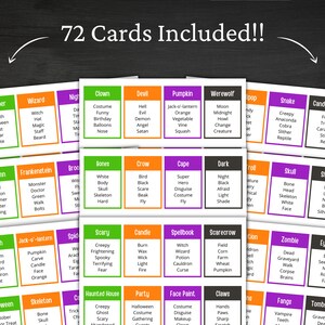 Halloween Forbidden Words | Printable Halloween Game | Halloween ...