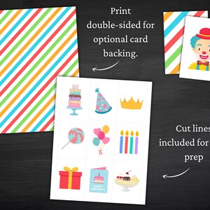 Birthday Stacks | Printable Birthday Card Game |birthday Activity for ...