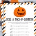 Roll A Jack-o'-lantern Game | Printable Halloween Game | Halloween ...